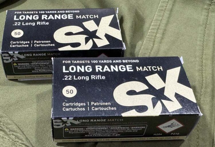 Munizioni SK .22 LR Long Range Match: precisione e prestazioni ...