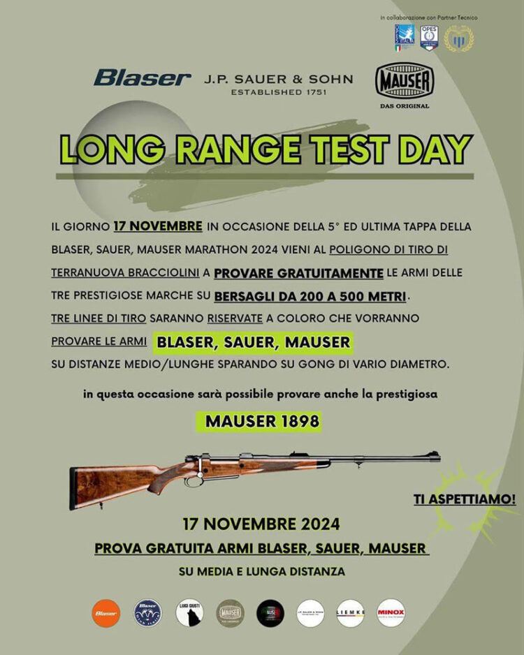Blaser, Sauer & Sohn e Mauser Long Range Test Day: prova gratuita per ...